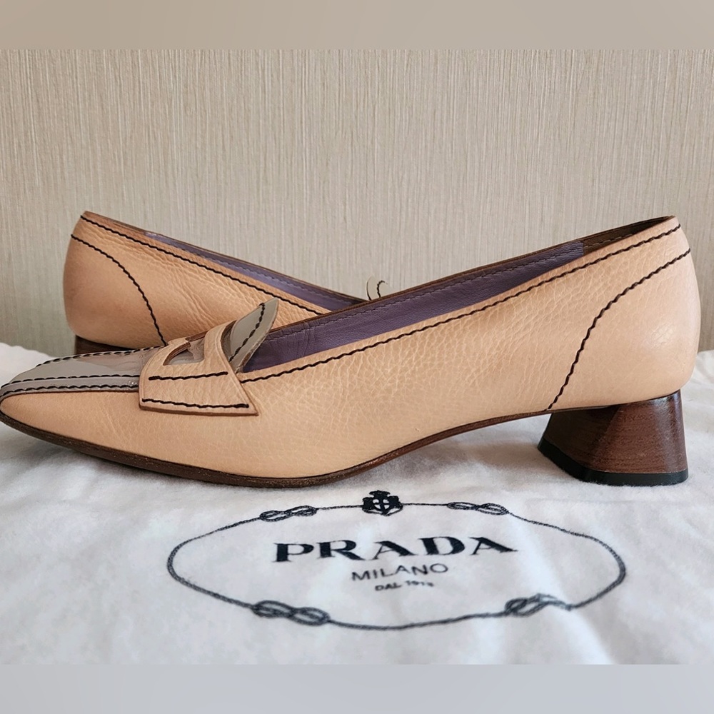 Authentic Prada Vintage Genuine Leather Upper/Lining/… - Gem